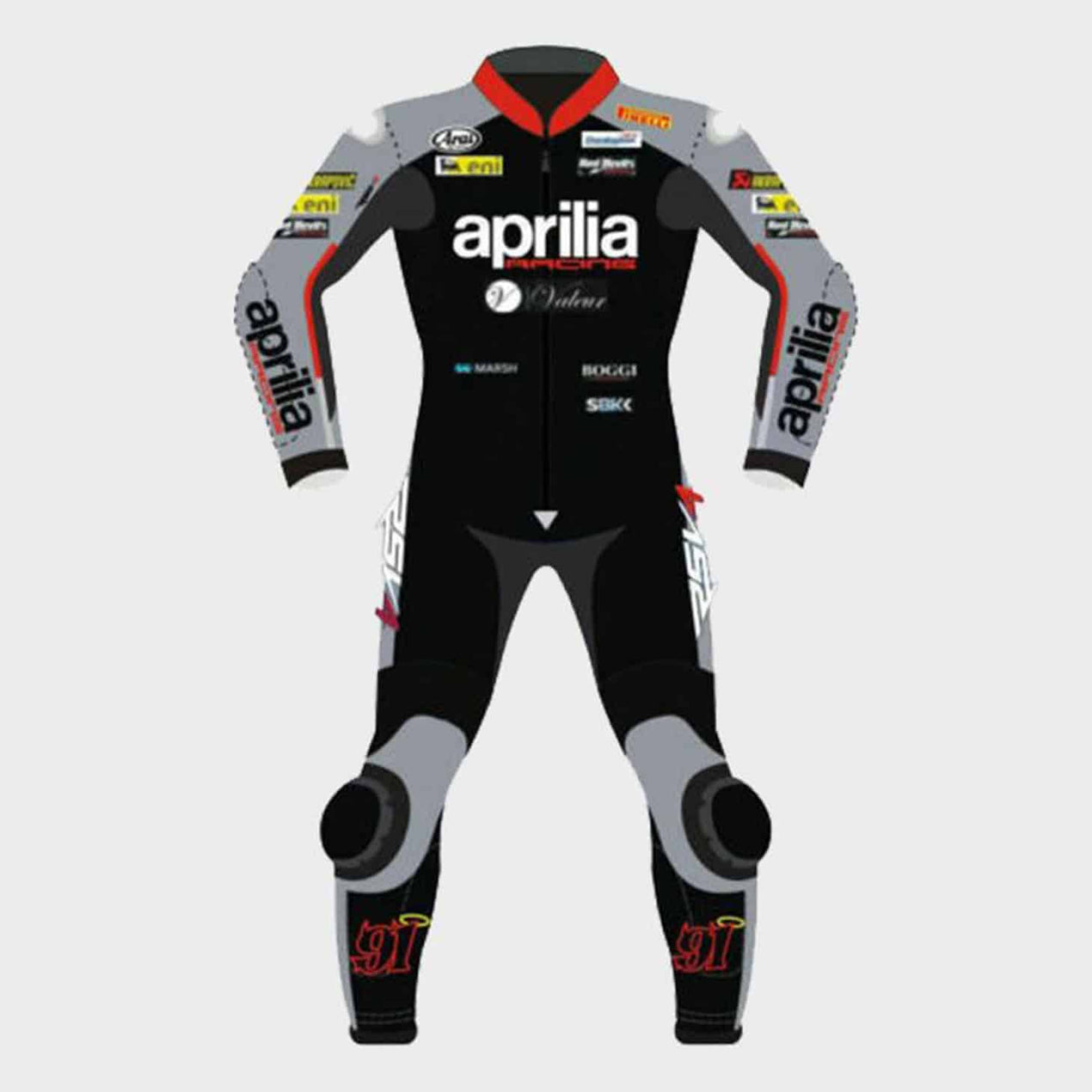 Aprilia Leather Racing Suit – Racers Arena